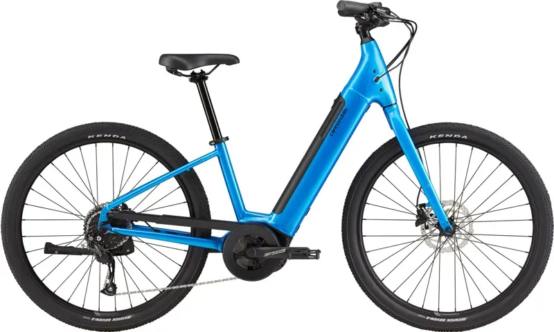 2021 Cannondale Adventure Neo 4 Electric Bike in Blue