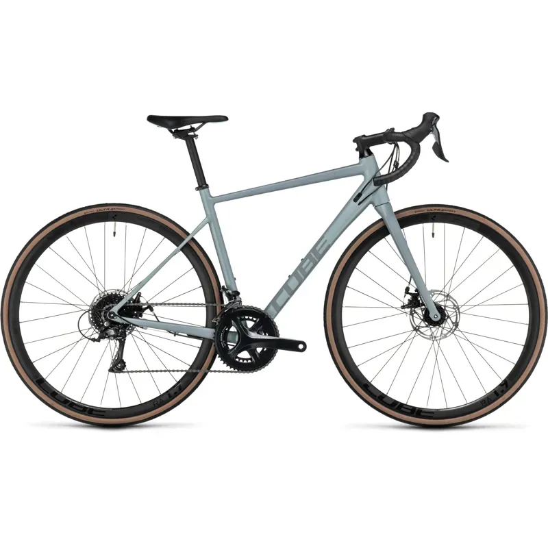 Cube Axial WS Pro Womens Road Race Bike in Grey Sage/Mint